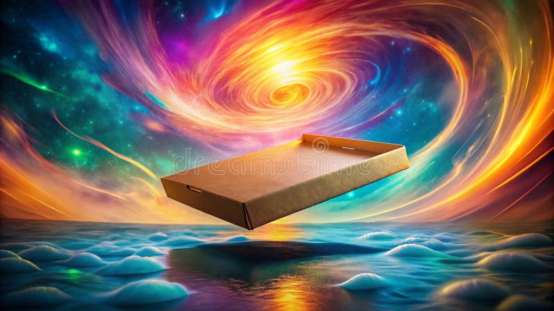 Enchanted Empty Pizza Box a Surreal Exploration of Fantasy Food ...