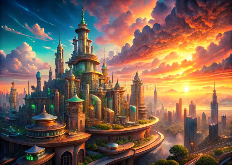 Unveiling Dreamlike Cityscapes a Surreal Exploration of Fantasy ...