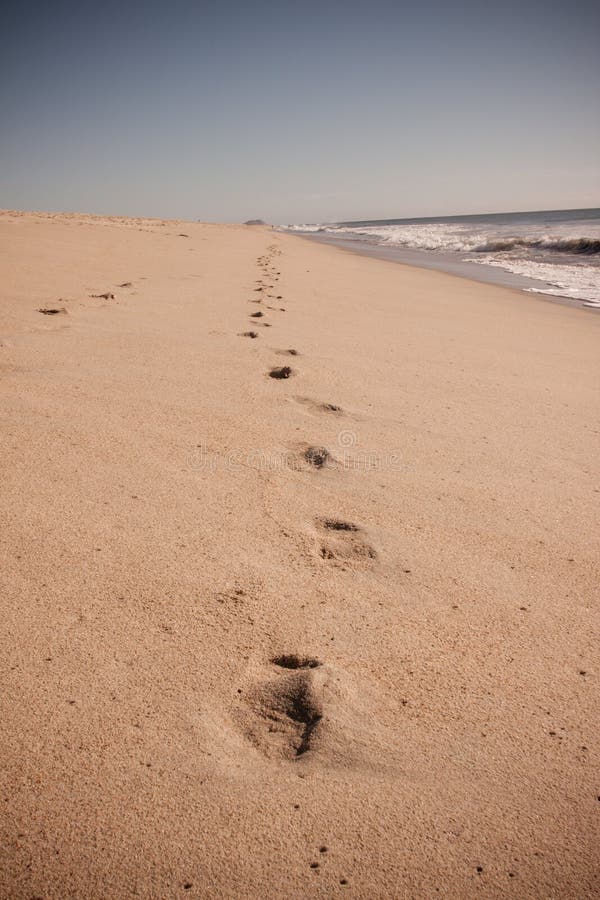 Step in the Sand stock image. Image of coast, relaxation - 66225187