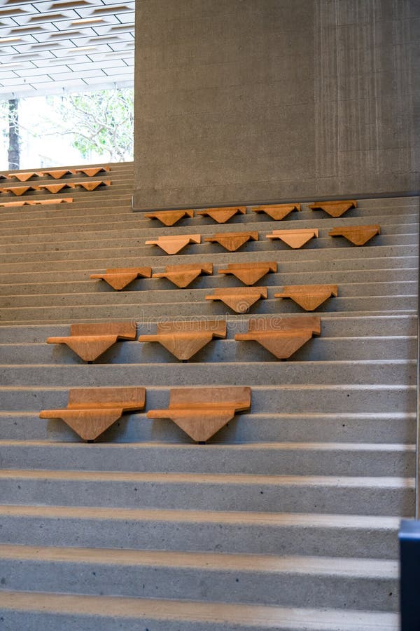 Step Seating for Indoor Casual Theater and Event Spaces Stock Photo ...