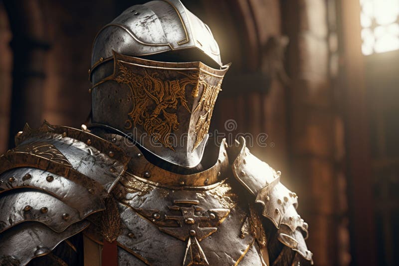 Step into the Shoes of a Medieval Knight with an Stock Illustration ...