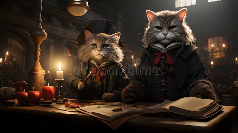 Distinguished Cat Stock Illustrations – 289 Distinguished Cat Stock ...