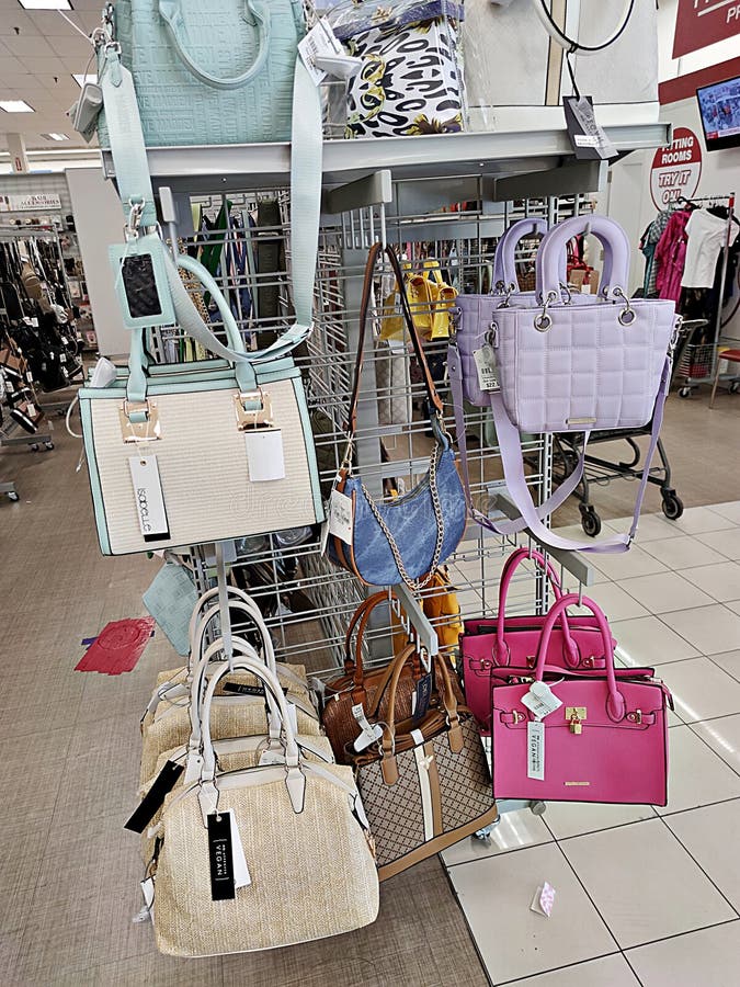 Retail Elegance, Burlington Store Interior with Bag Stand Editorial ...