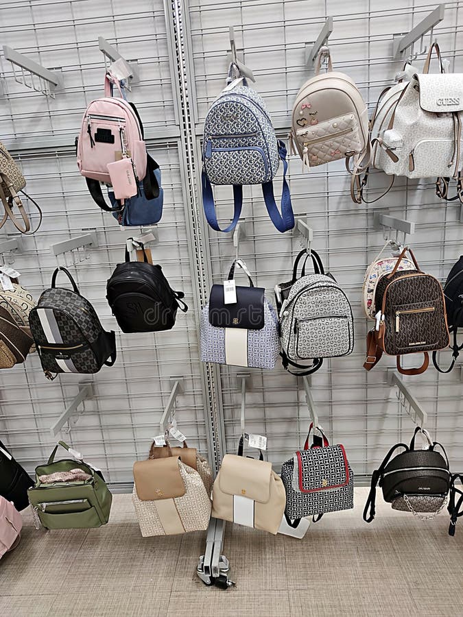 Retail Elegance, Burlington Store Interior with Bag Stand Editorial ...