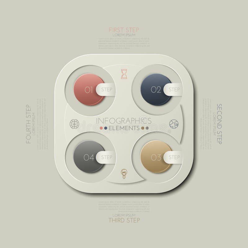 Step by Step Business Concept Stock Illustration - Illustration of ...