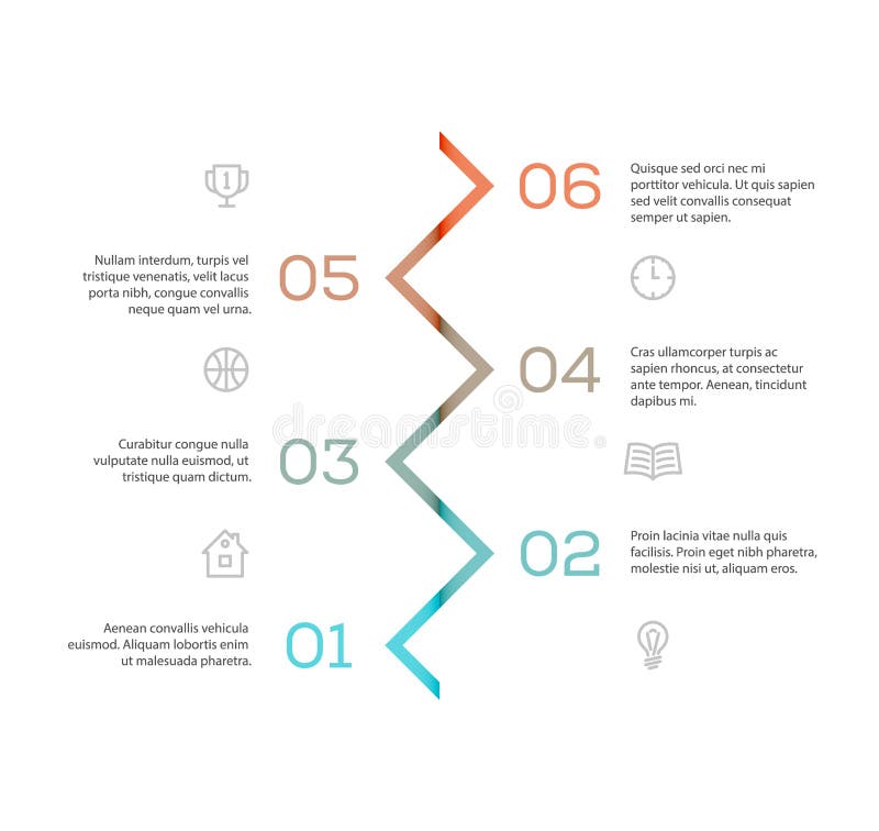 Step by step stock vector. Illustration of navigation - 63044634
