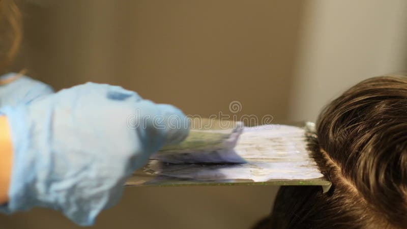 Step-by-step DIY Hair Highlighting Process at Home, Showing Techniques ...