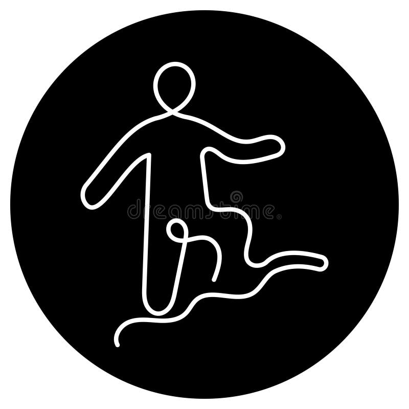 Step by Step Growth Icon. Elevating Success Ladder Personal Development ...