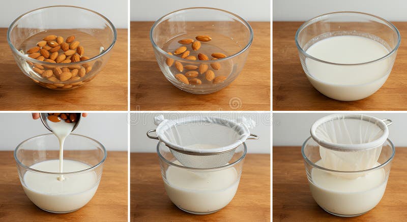 Homemade Almond Milk Recipe: a Step-by-Step Guide with Clear ...