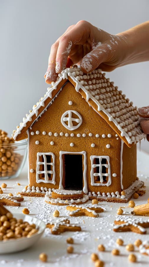Step by Step Guide To Make a Gingerbread House in Minimalistic Style on ...