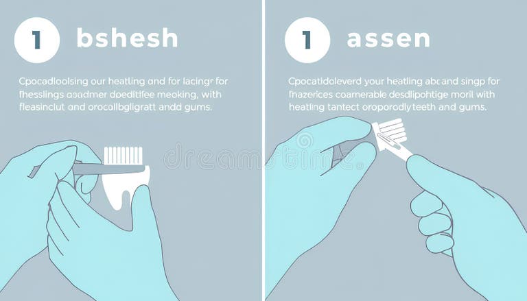 A Step-by-step Infographic Demonstrating Proper Brushing and Flossing ...