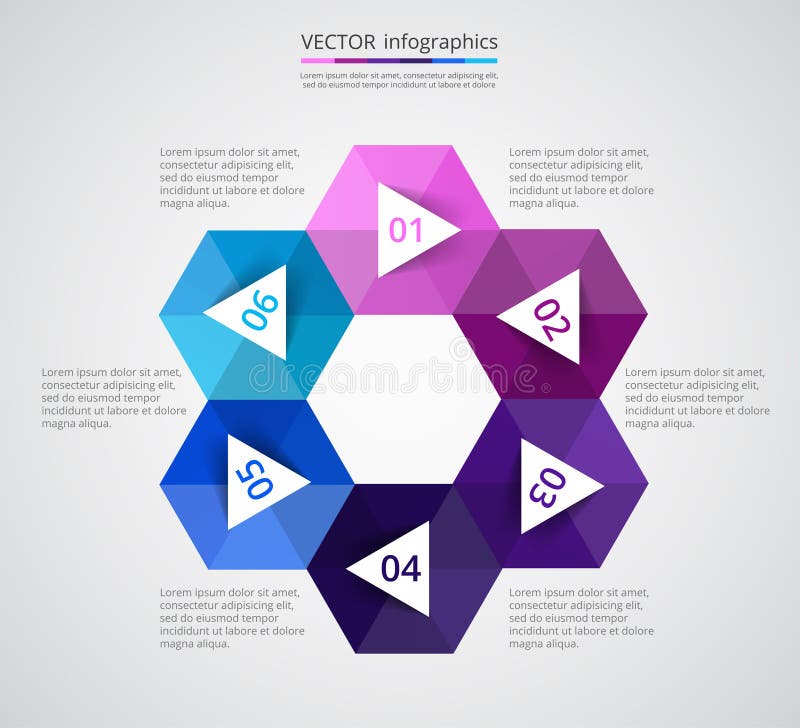 Step by step infographic. stock vector. Illustration of connection ...