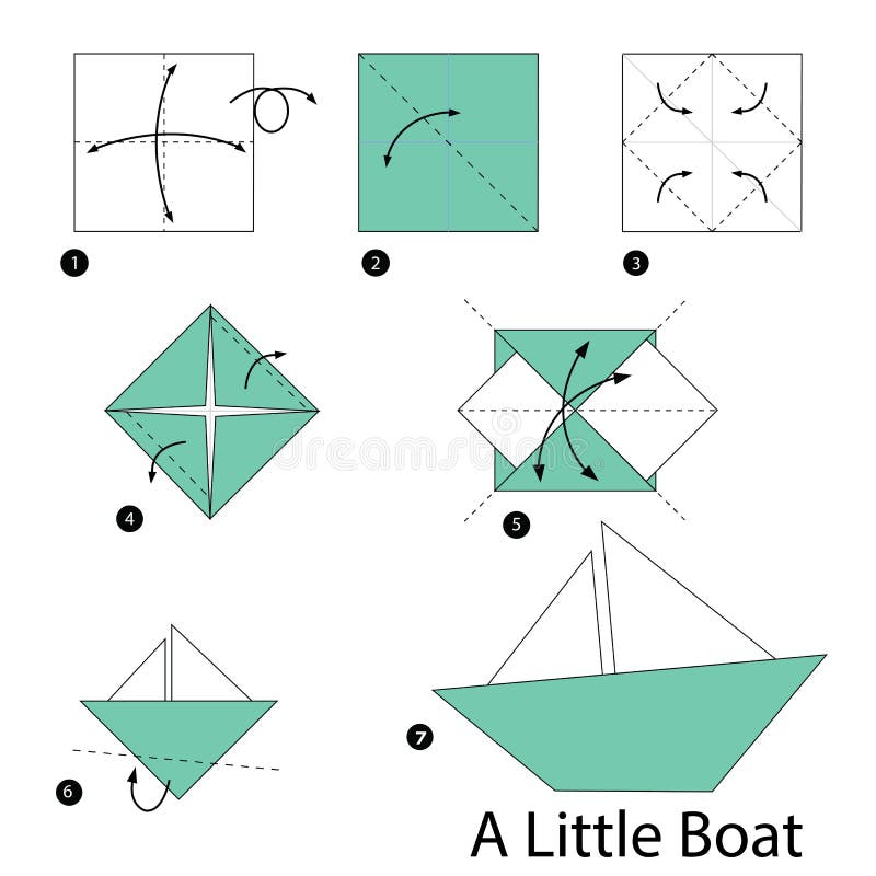 How To Make A Paper Boat That Floats Easy Origami Paper Boat Tutorial