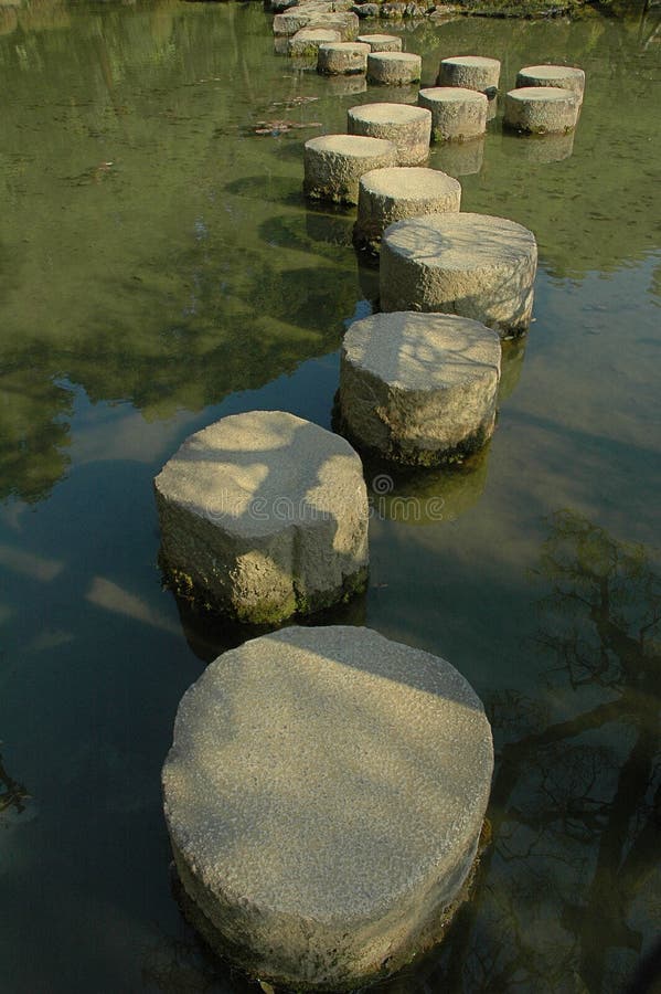 Stepping stones stock image. Image of greenery, lush, step - 3060241