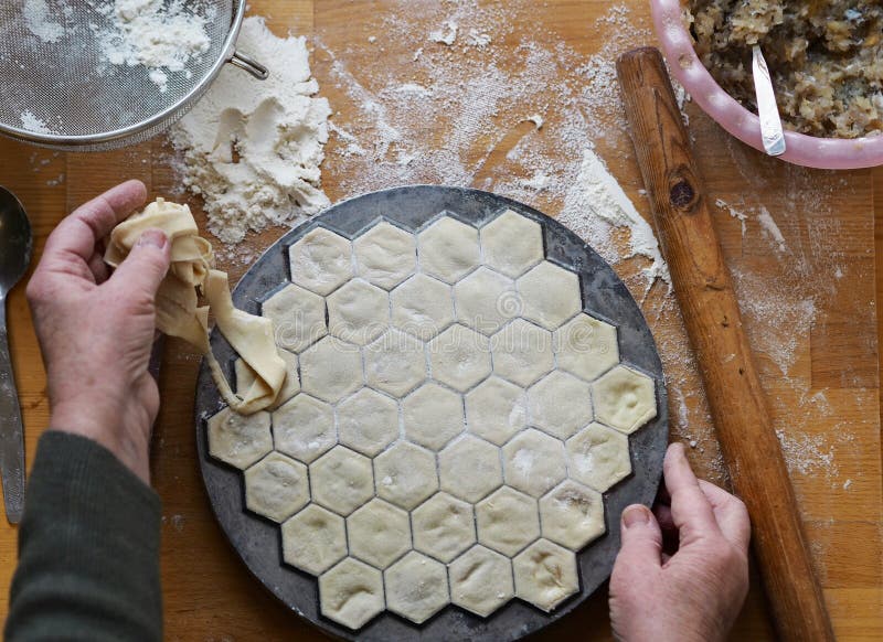 Step by Step Process for Making Homemade Dumplings Using a Ravioli or ...