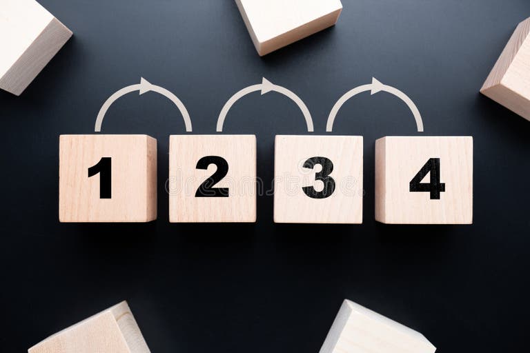 One Two Three Four Step Process Stock Photos - Free & Royalty-Free ... One Two Three Four Step Process Stock Photos - Free & Royalty-Free ...