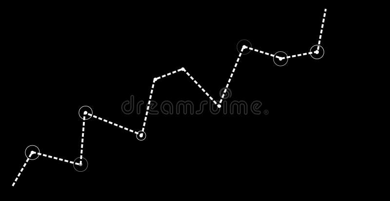 Step-by-step Roadmap with Included Highlighted Points. White Dotted ...
