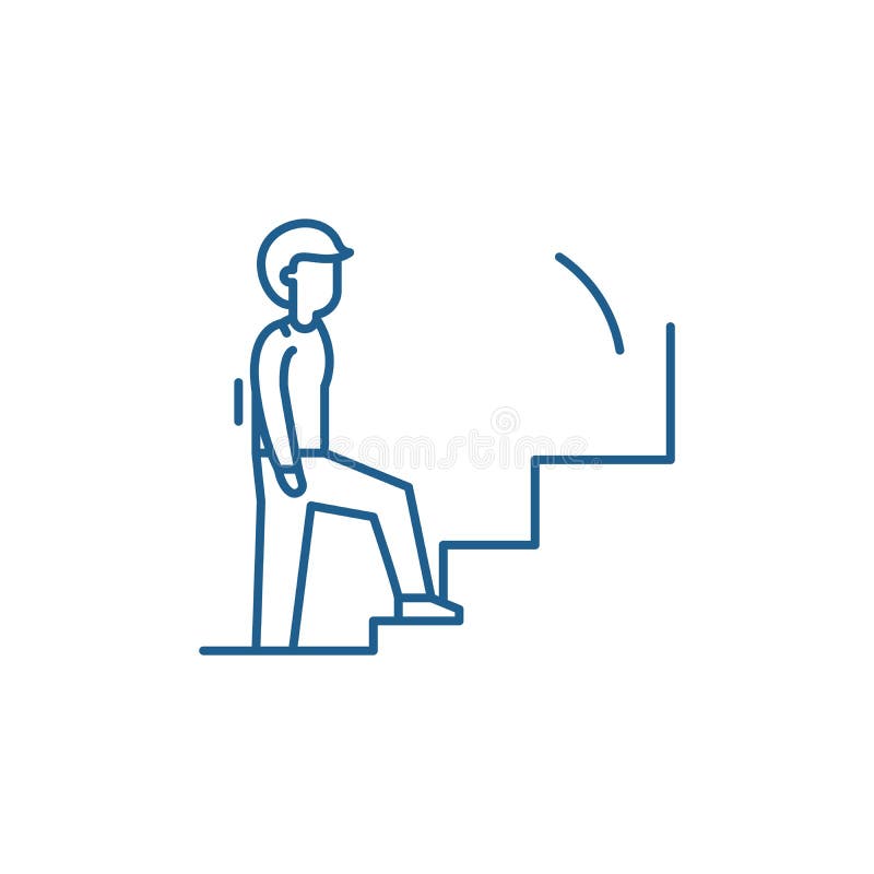 Step by Step Solutions Line Icon Concept. Step by Step Solutions Flat ...