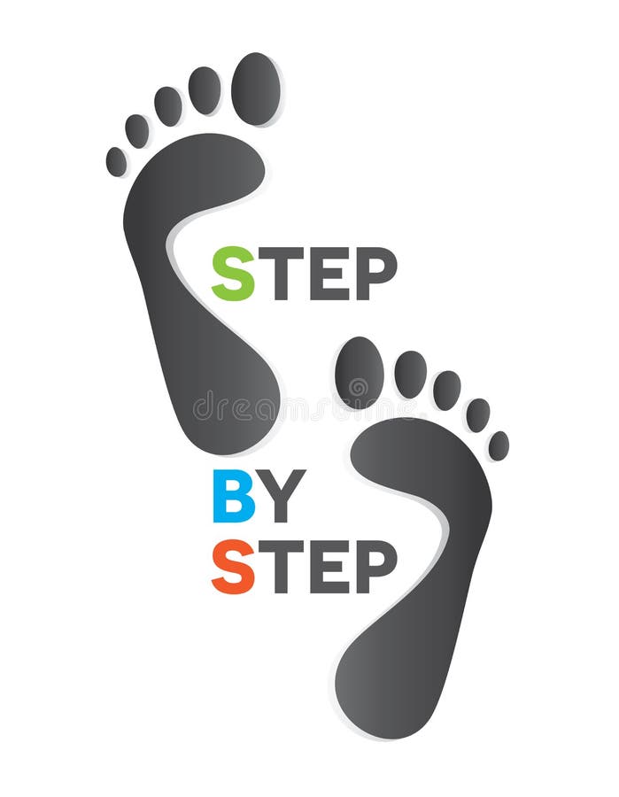 Step by step stock vector. Illustration of template, success - 51106633