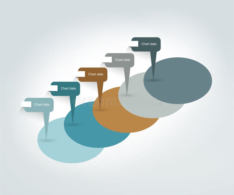 Numbered Step by Step Diagram. Infographic Flat Tab Stock Vector ...