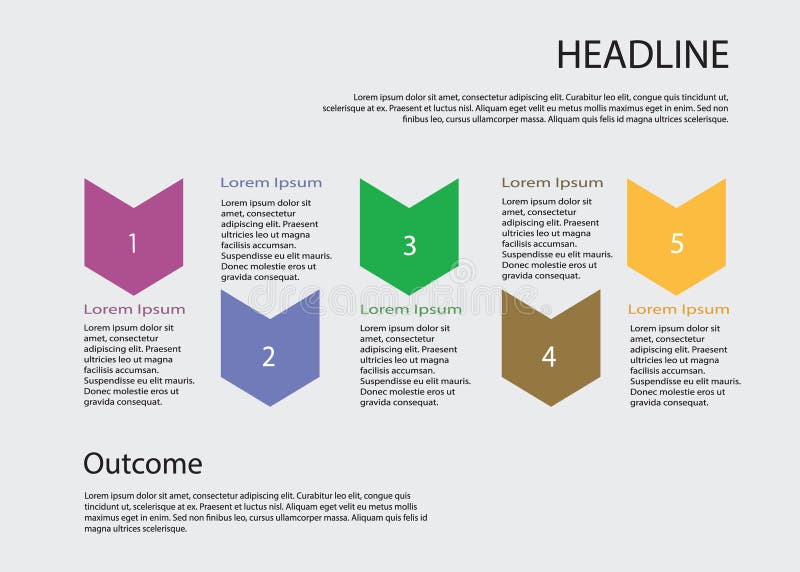 Step by Step Vector Design. Stock Vector - Illustration of creativity ...