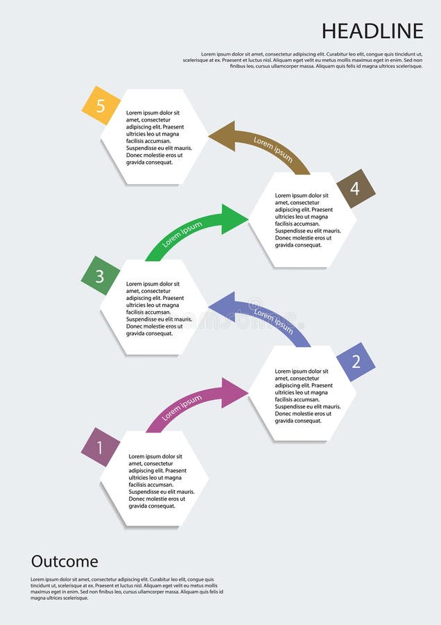 Step by Step Vector Design. Stock Vector - Illustration of banner ...