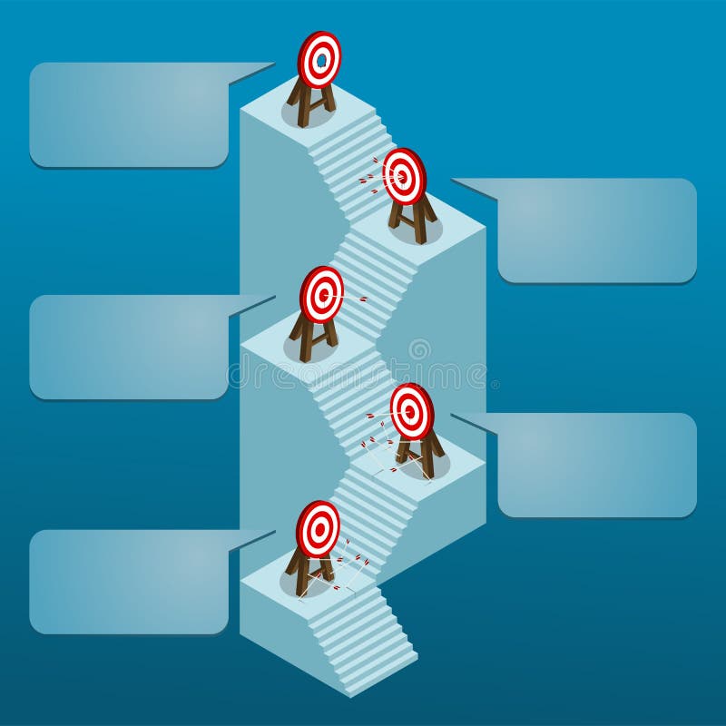 Step of Successful Goal Target Attempt. Stock Illustration ...