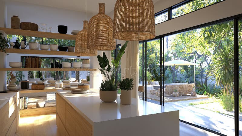 Step into a Sun-drenched Bohemian Kitchen, Where Soft Neutrals Meet ...