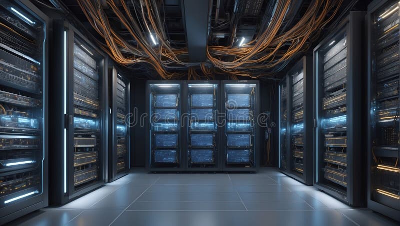 Techno Neuralis: a Futuristic Glimpse into AI Networking. AI Generate ...