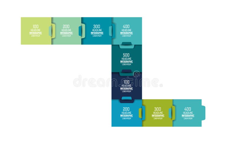 Step by Step Template, Chart, Diagram, Scheme, Infographic Stock Vector ...