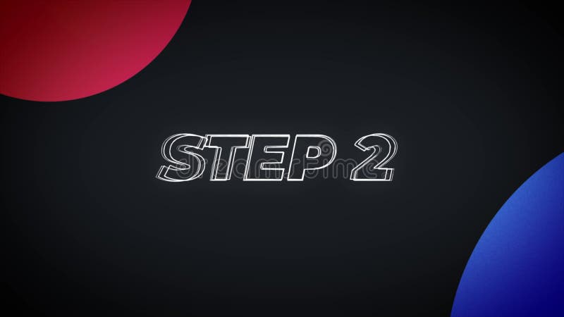 Step 8 Text Animation Background Stock Video - Video of brochure ...