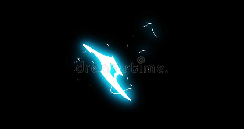 3 Step Thunder Dash Electrical Cartoon Animation Stock Video - Video of ...