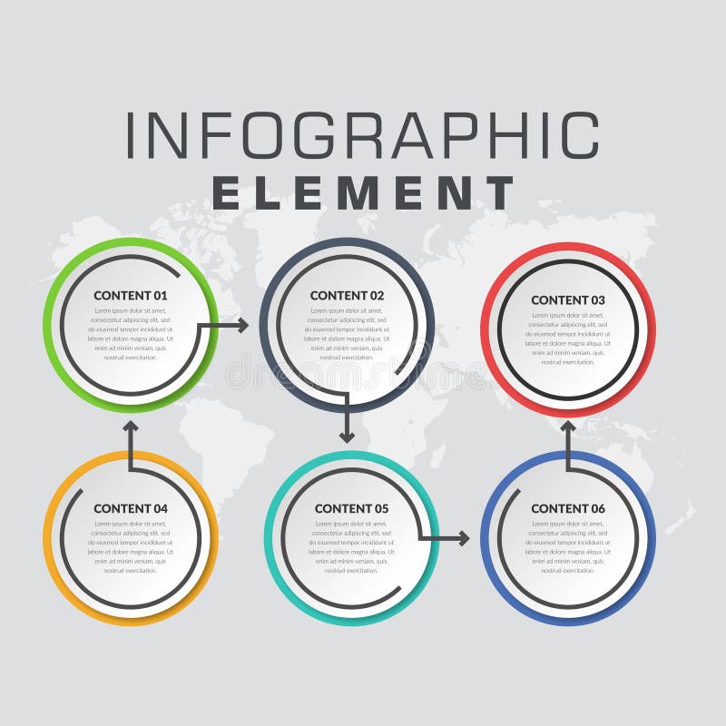 Abstract Timeline Infographic Element Vector File Stock Illustration ...