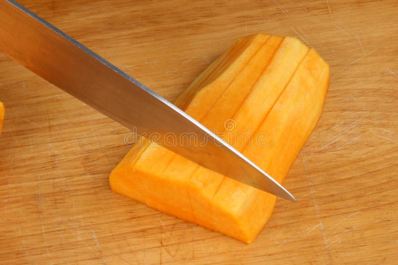 Step To Process a Butternut Squash Stock Photo - Image of prepare ...
