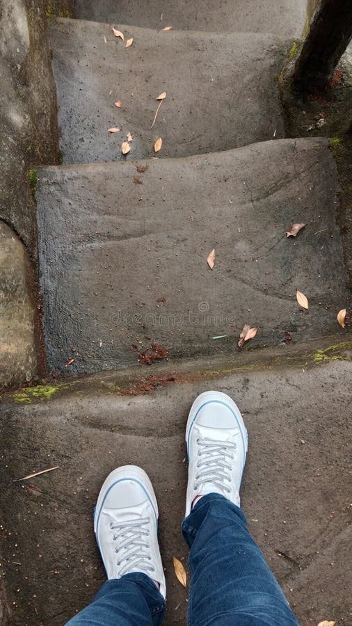 Step Towards a Bright Future and Never Give Up Stock Image - Image of ...