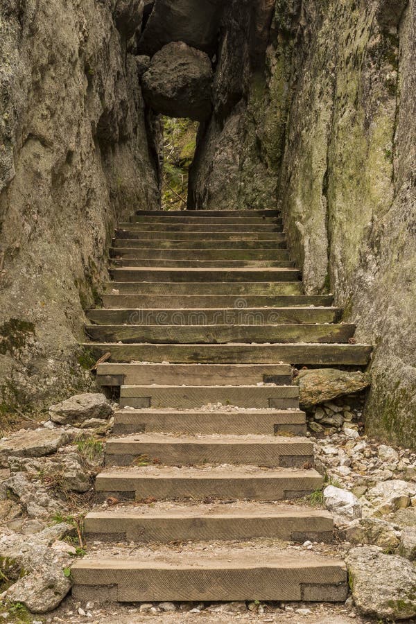 Step Trail between Rock stock photo. Image of hills, walking - 77405766