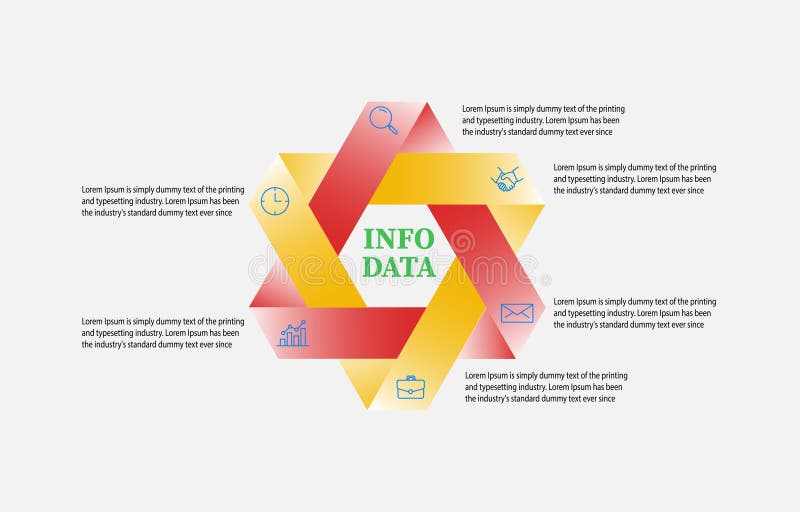 The 6-Step Triangular Infographic is a Versatile, Modern Template ...