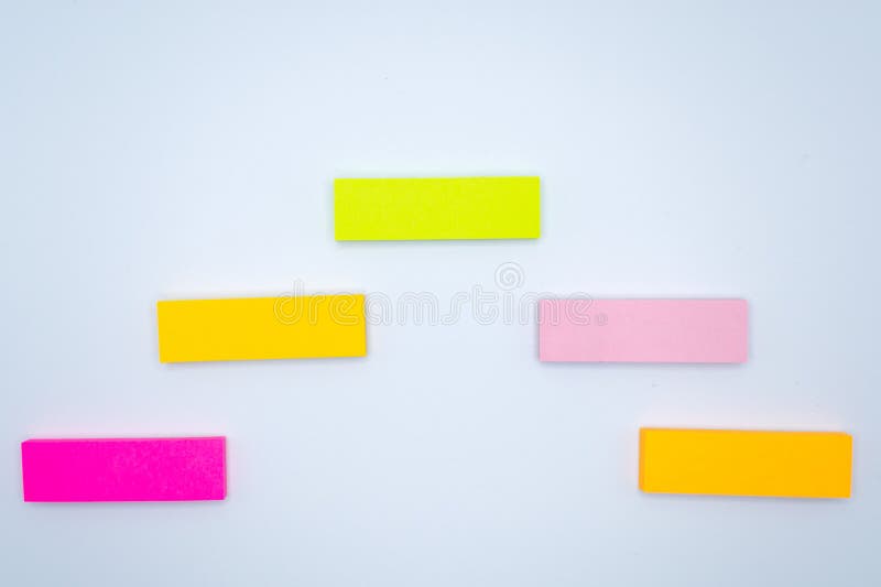 Step Up, Step Down - Flatlay with Colorful Sticky Note Office Supplies ...