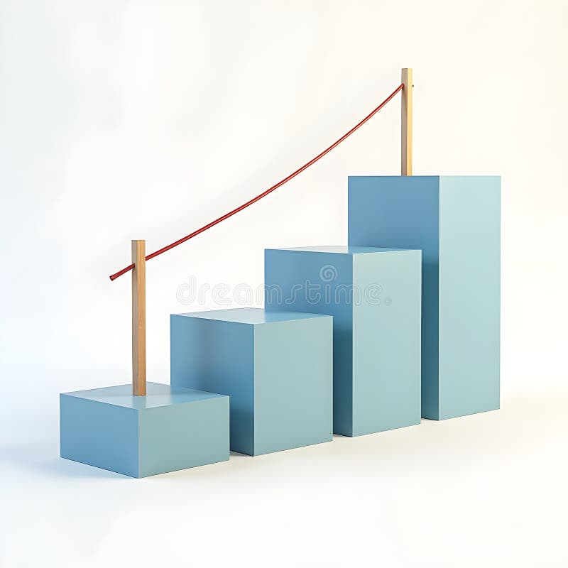Step Up To the Line, Business Concepts Stock Image - Illustration of ...