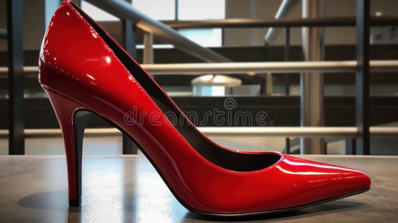 These Sizzling Hot Red Stiletto Pumps Scream Confidence and Power ...