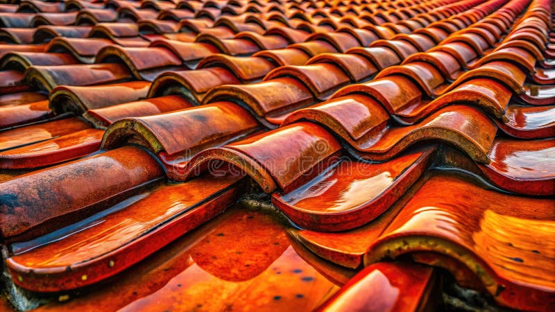 Surreal Architectural Photography Dreamlike Clay Tile Roofs in ...