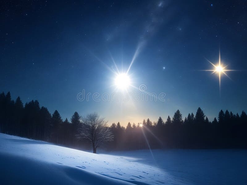 Celestial Symphony: Captivating Star, Moonlight, and Sunlight Stock ...