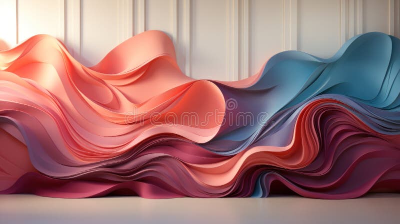 Step into a World of Visual Delight with this Abstract Textile Cloth ...