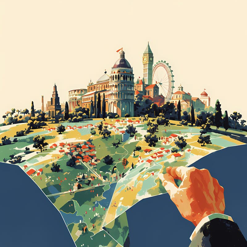 Journey through Memories: Explore the World One Step at a Time Stock ...