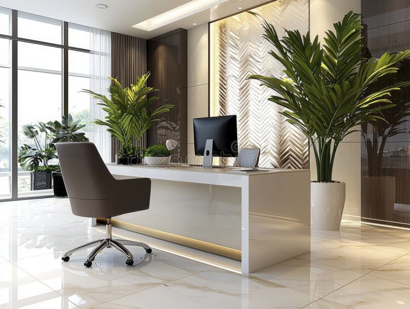 Step into a World Where Comfort Meets Sophistication in a Modern Office ...