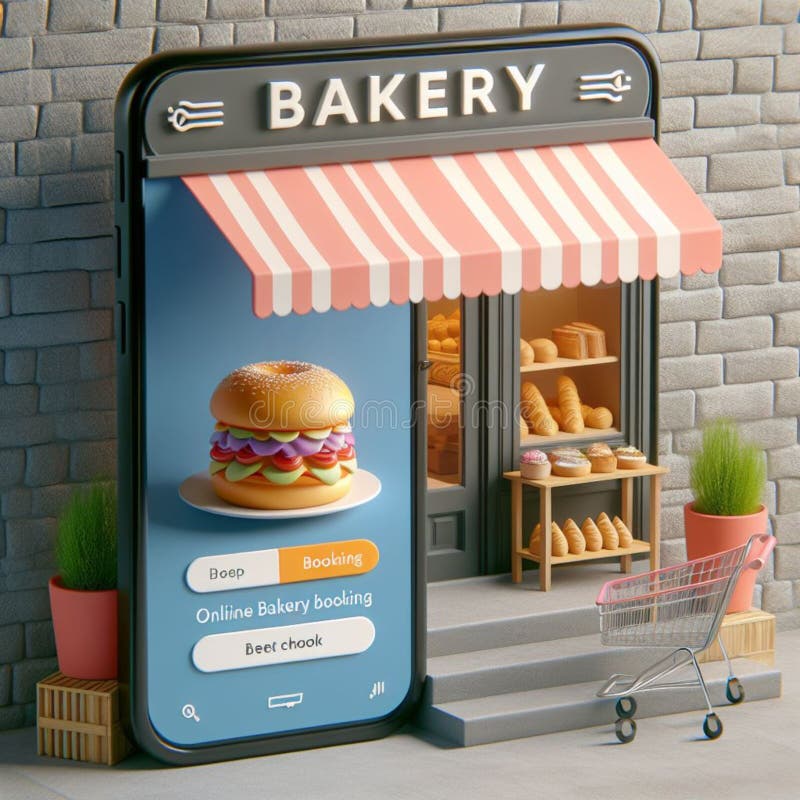 Step into a World Where Technology Meets Culinary Delight. Stock ...