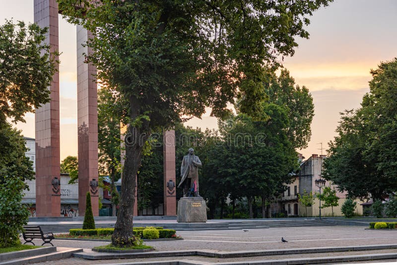 Stepan Bandera Monument in Lviv Editorial Photo - Image of nationalist ...
