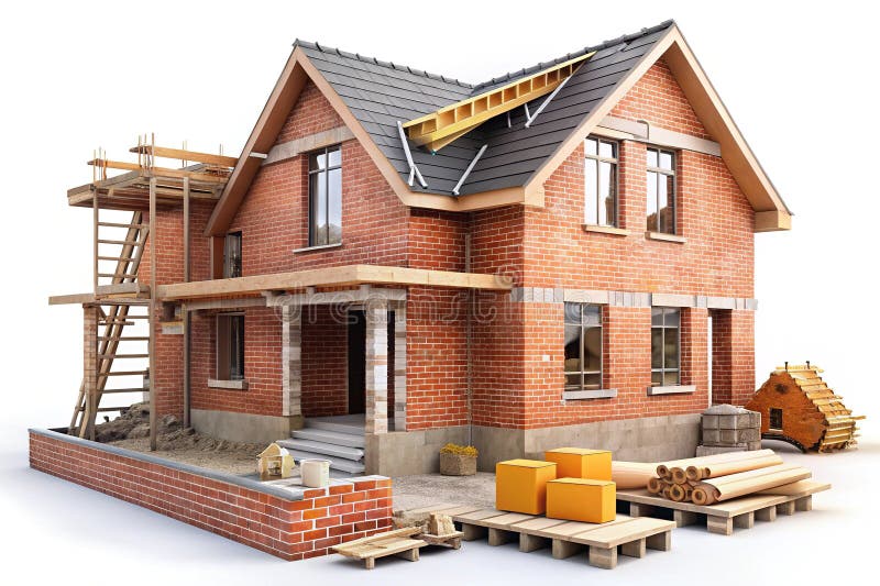 StepbyStep Brick House Construction from Foundation To Roof a ...