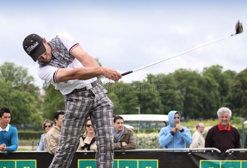 Steph Gressel,European Long Drive Contest Editorial Photo - Image of ...