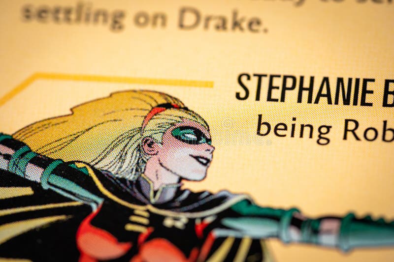 Stephanie Brown Superhero from a Comic Book. Editorial Photo - Image of ...